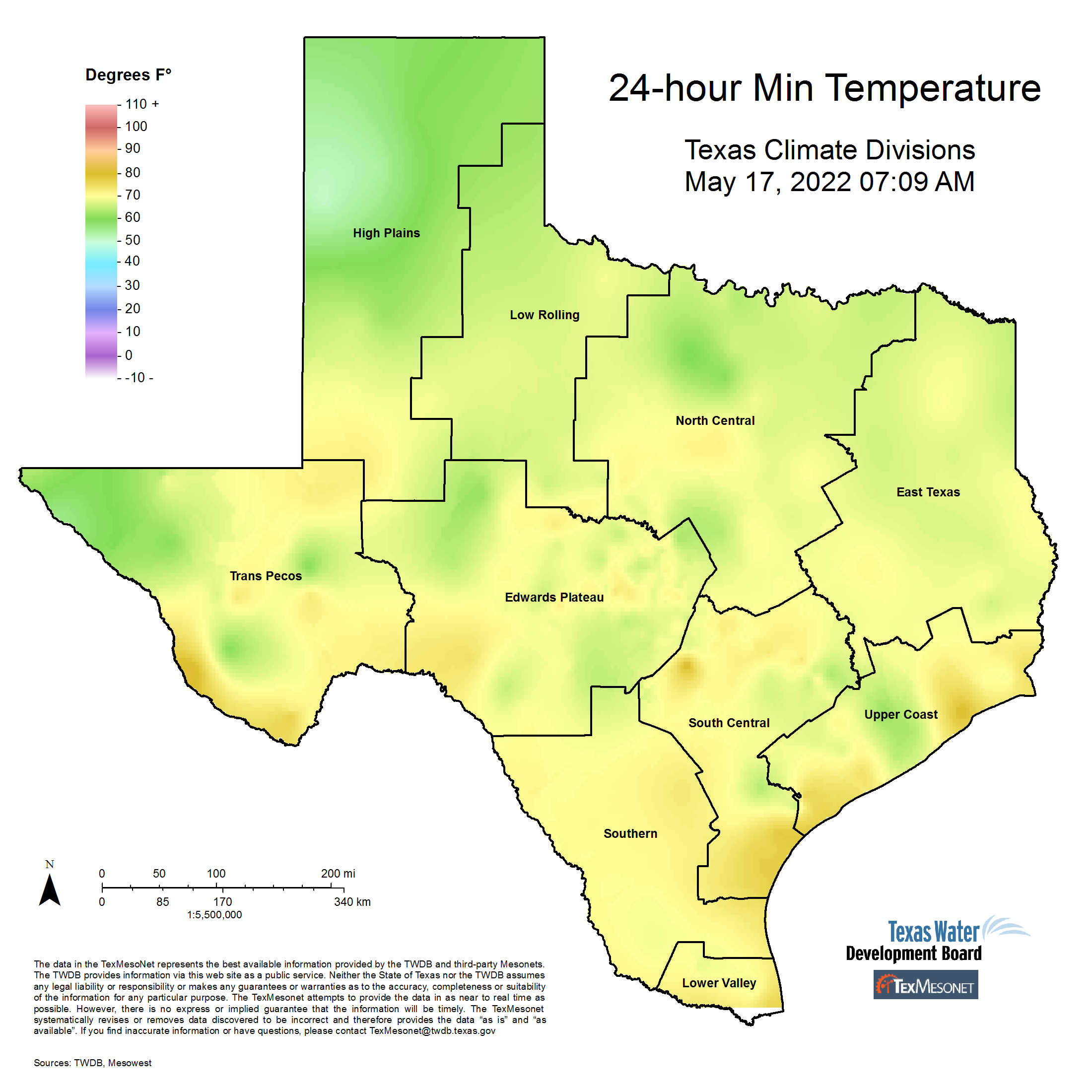 TexMesonet | Surface Maps